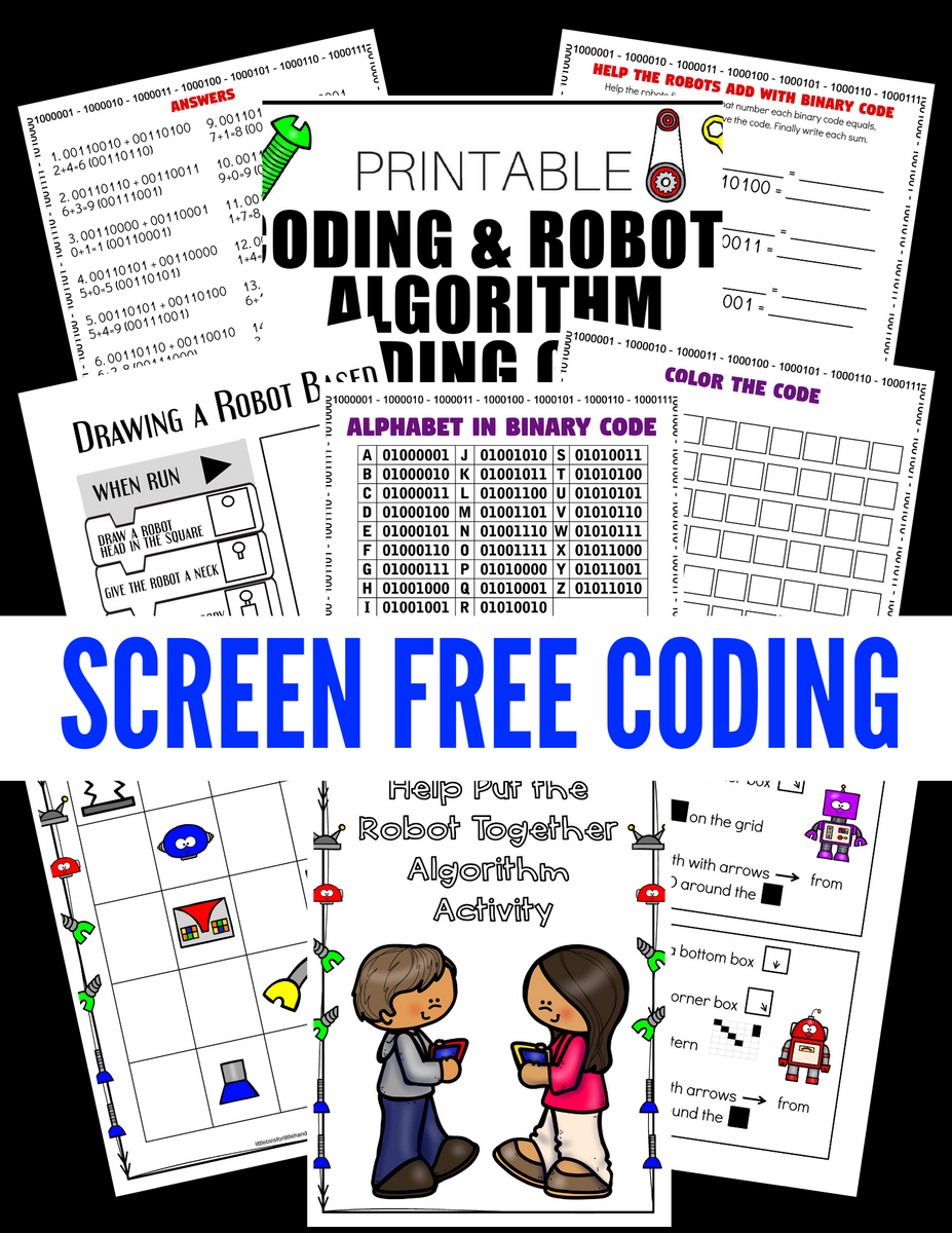 Classic Coding STEM Activity Pack – Little Bins for Little Hands