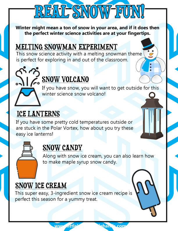 Winter STEM Pack – Little Bins for Little Hands